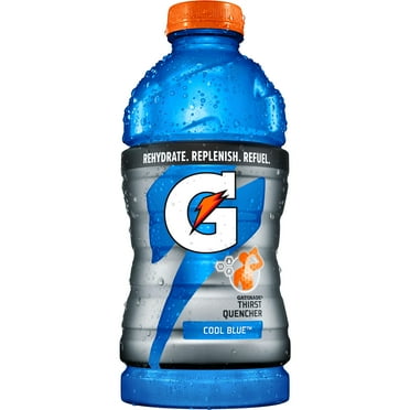 Gatorade Thirst Quencher, Cool Blue Sports Drinks, 20 fl oz Bottle ...