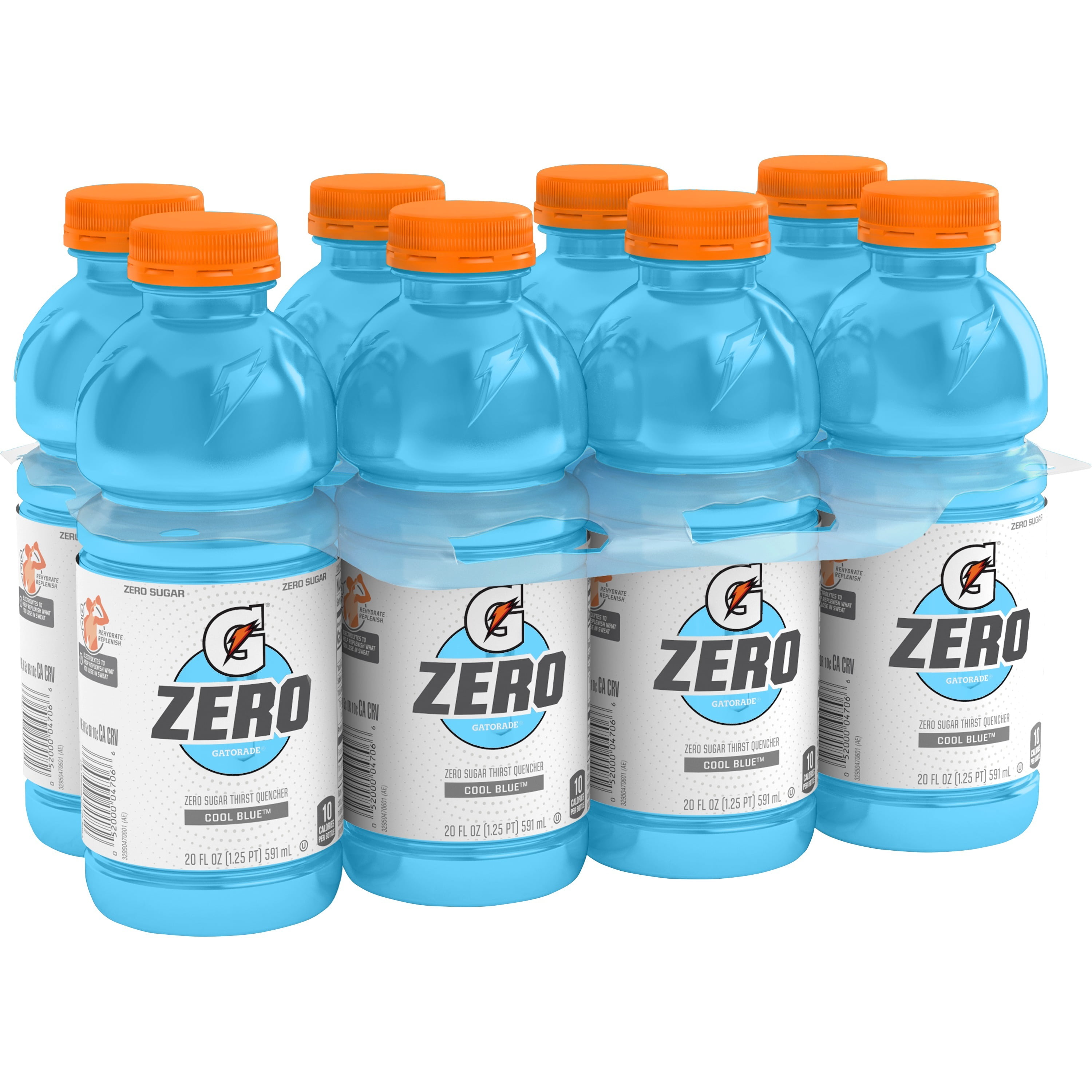 Gatorade Zero, Cool Blue Zero Sugar Thirst Quencher Sports Drink, Small ...