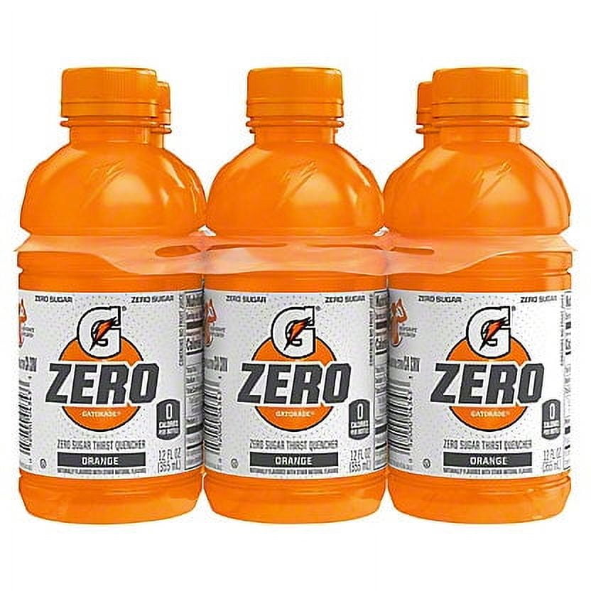 Gatorade Zero Orange Thirst Quencher 6 pk Bottles, 12 oz - Walmart.com