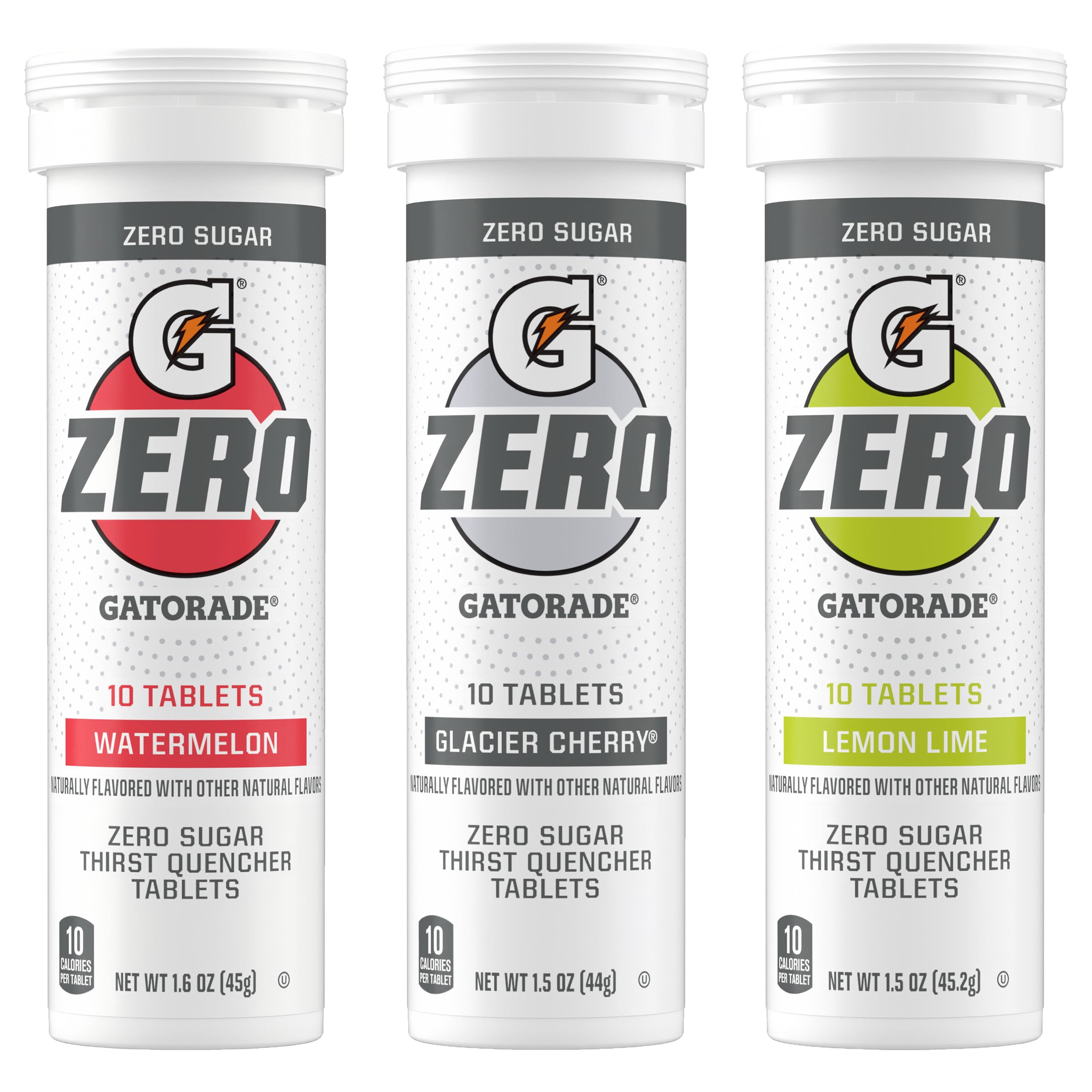 Gatorade Zero Sugar Free Sports Drink Mix Tablets, Glacier Cherry ...
