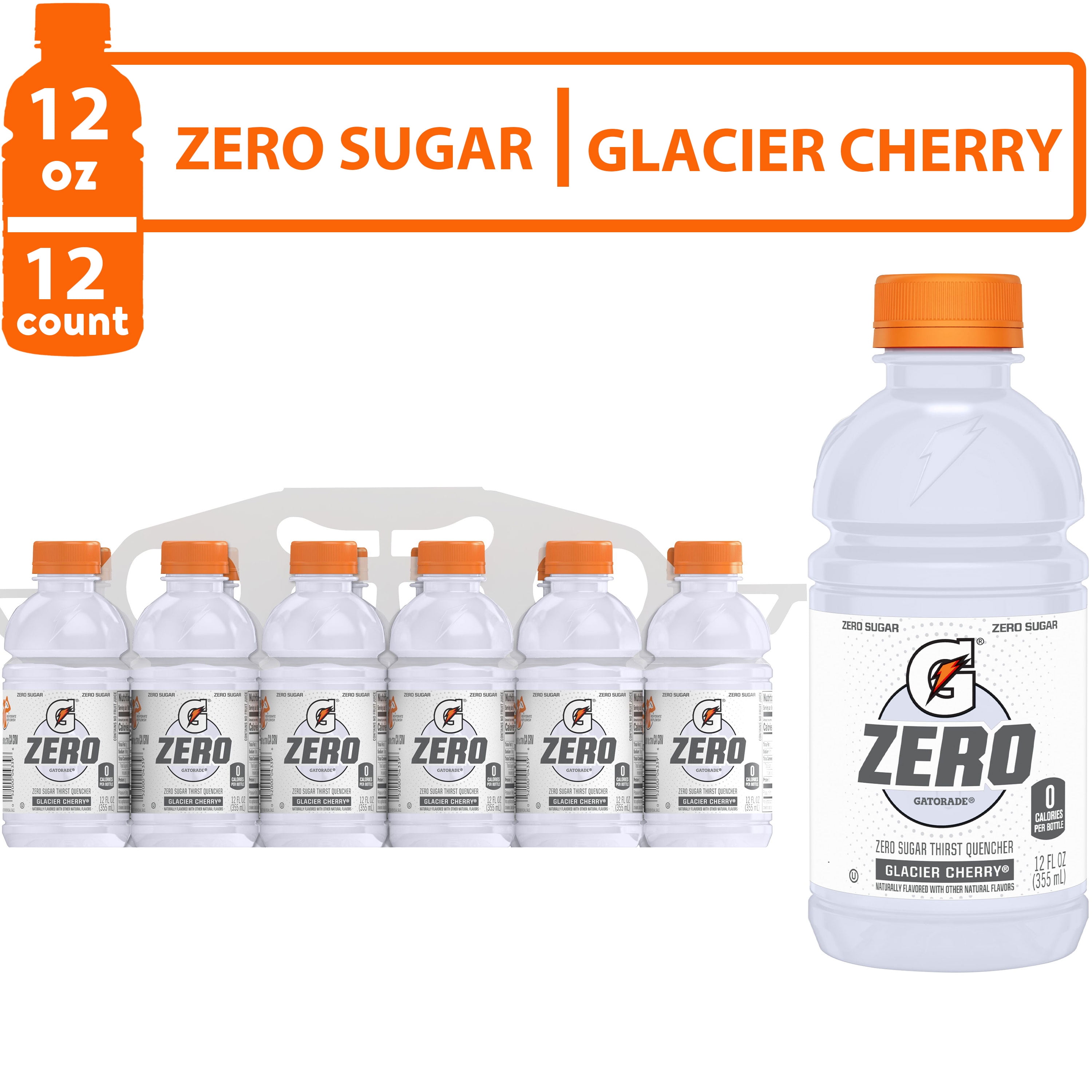 Gatorade Zero Sugar, Glacier Cherry Sports Quencher, Hydrates and ...