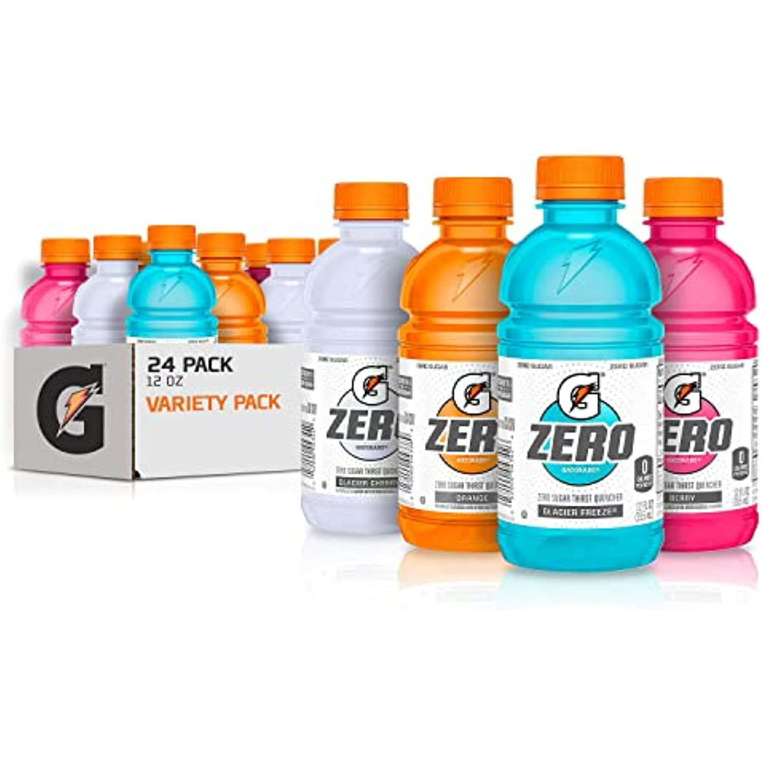 Gatorade Zero Sugar, Glacier Cherry Variety Pack, Thirst Quencher, 12 ...