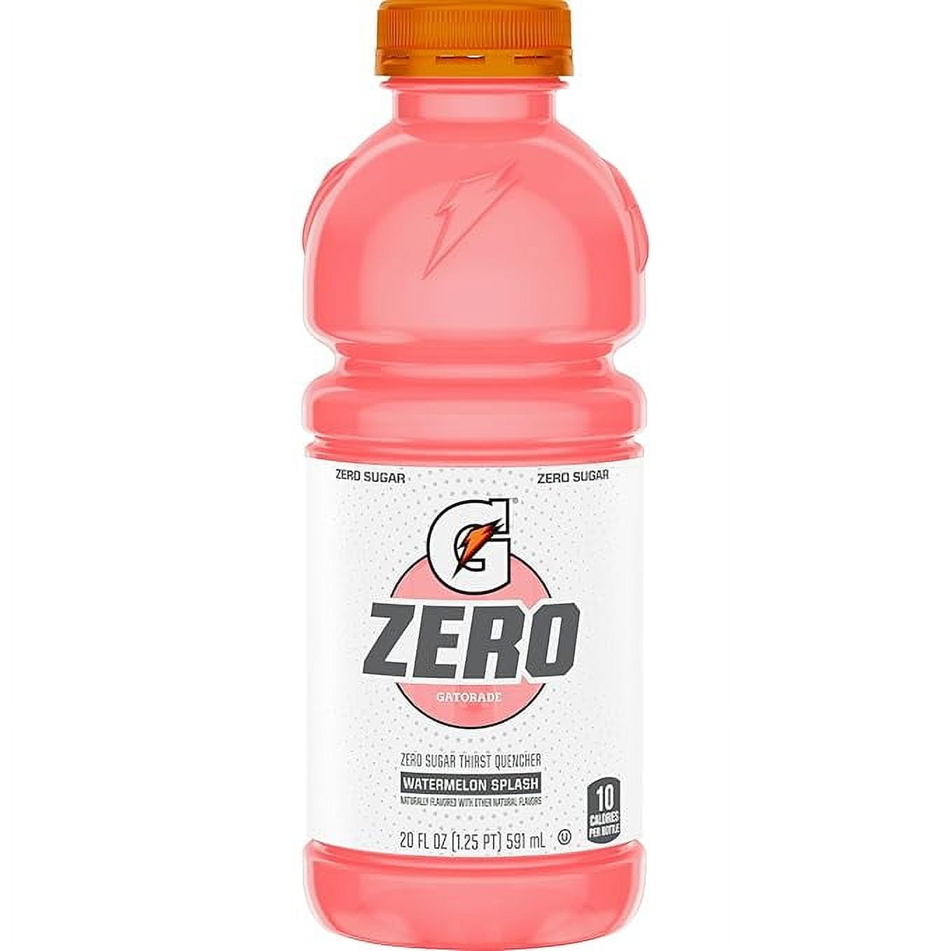 Gatorade Zero Sugar Watermelon Splash, 20oz 8-Pack, Sugar-Free ...