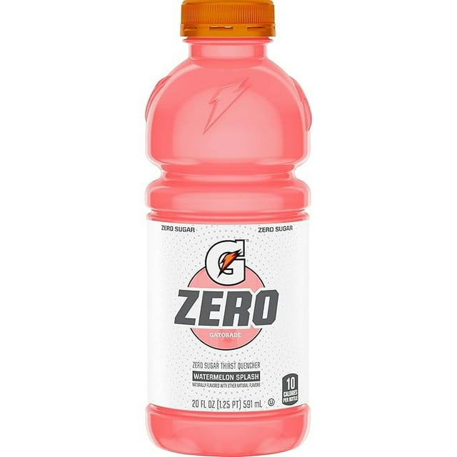 Gatorade Zero Sugar Watermelon Splash 20oz 8pk - Walmart.com