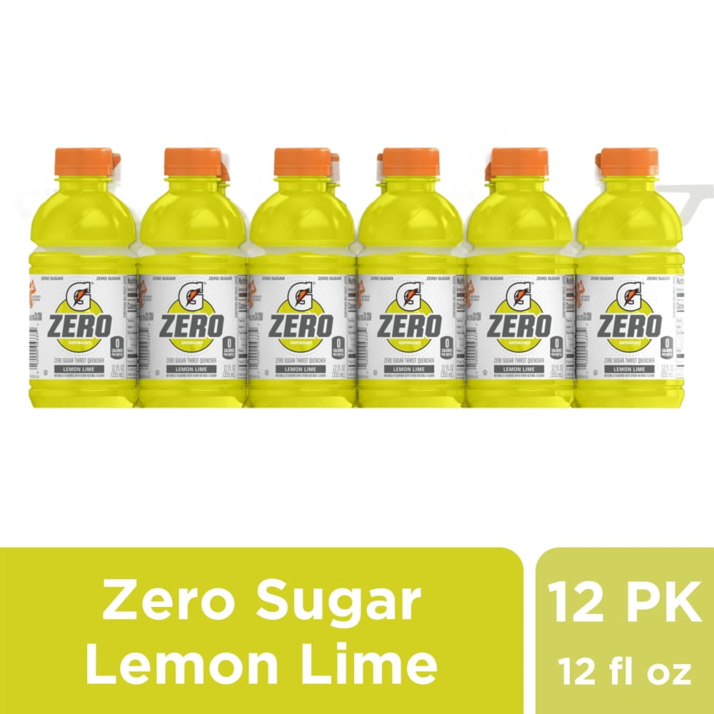 Gatorade Zero Sugar Yellow Lemon Lime Sports Drink Multipack Bottles ...