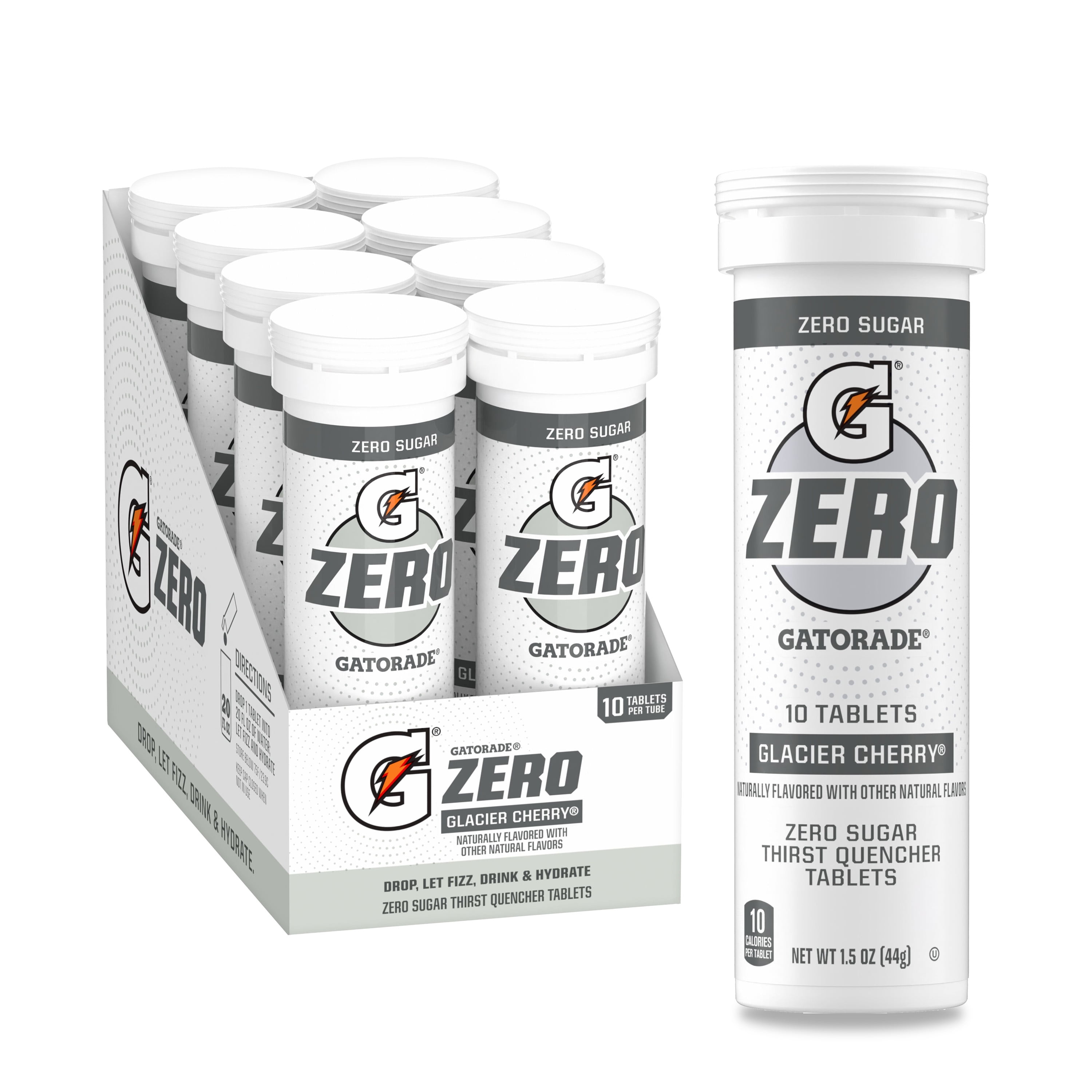 Gatorade Zero Tablets, Glacier Cherry, 80 Count - Walmart.com