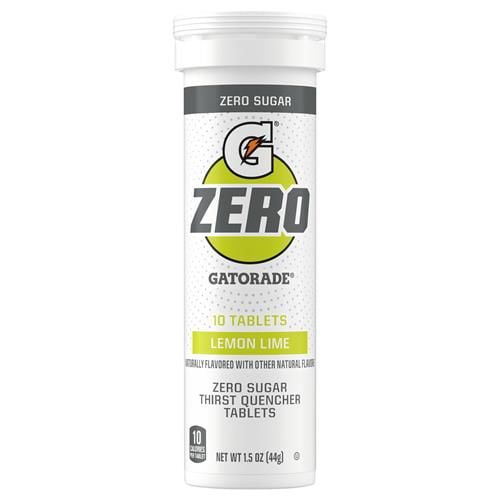 Gatorade, Zero Tablets Lemon Lime, 1.5 Ounce Packaging May Vary - Pack ...