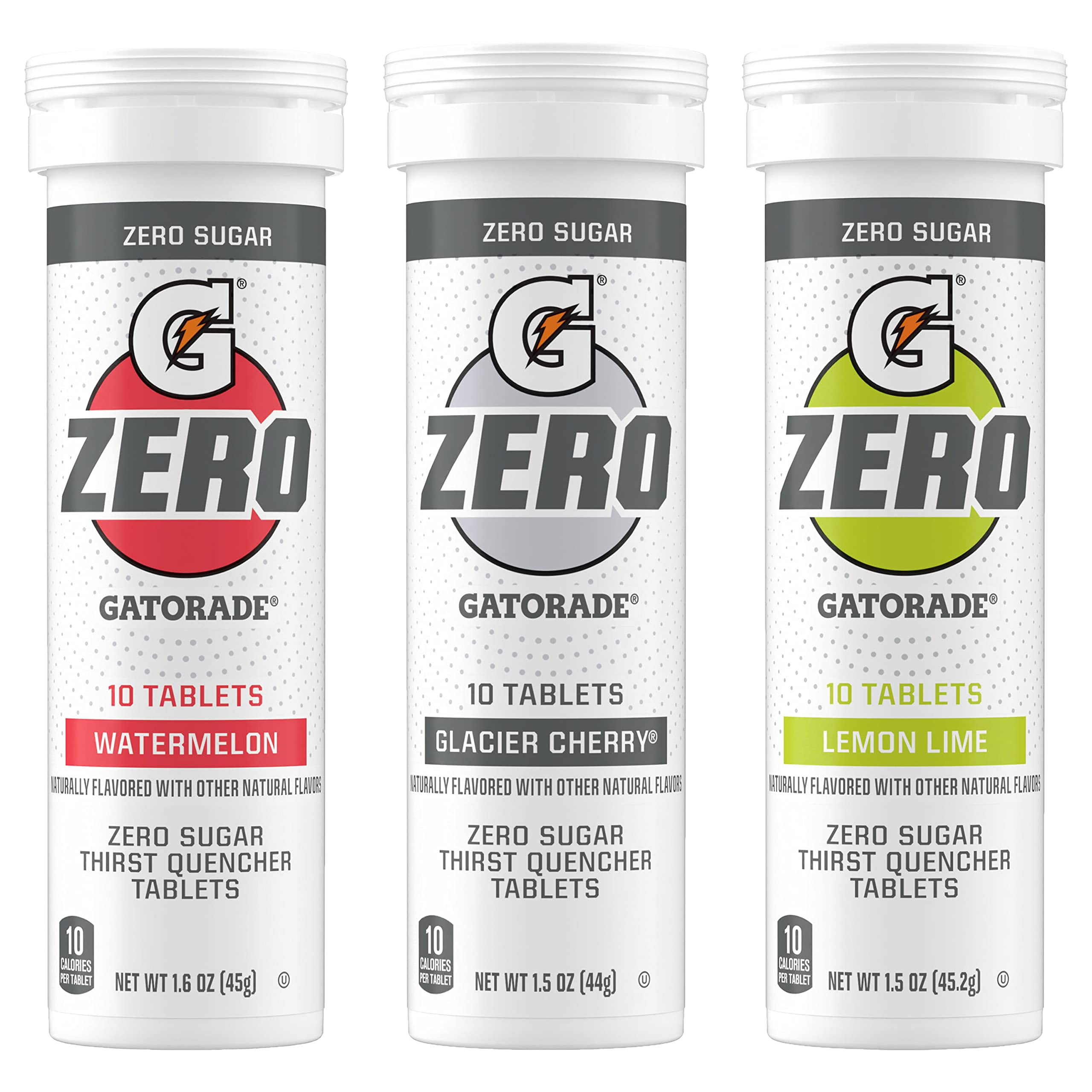 Gatorade Zero Tablets: Zero Sugar, All The Electrolytes, 3 Flavor ...