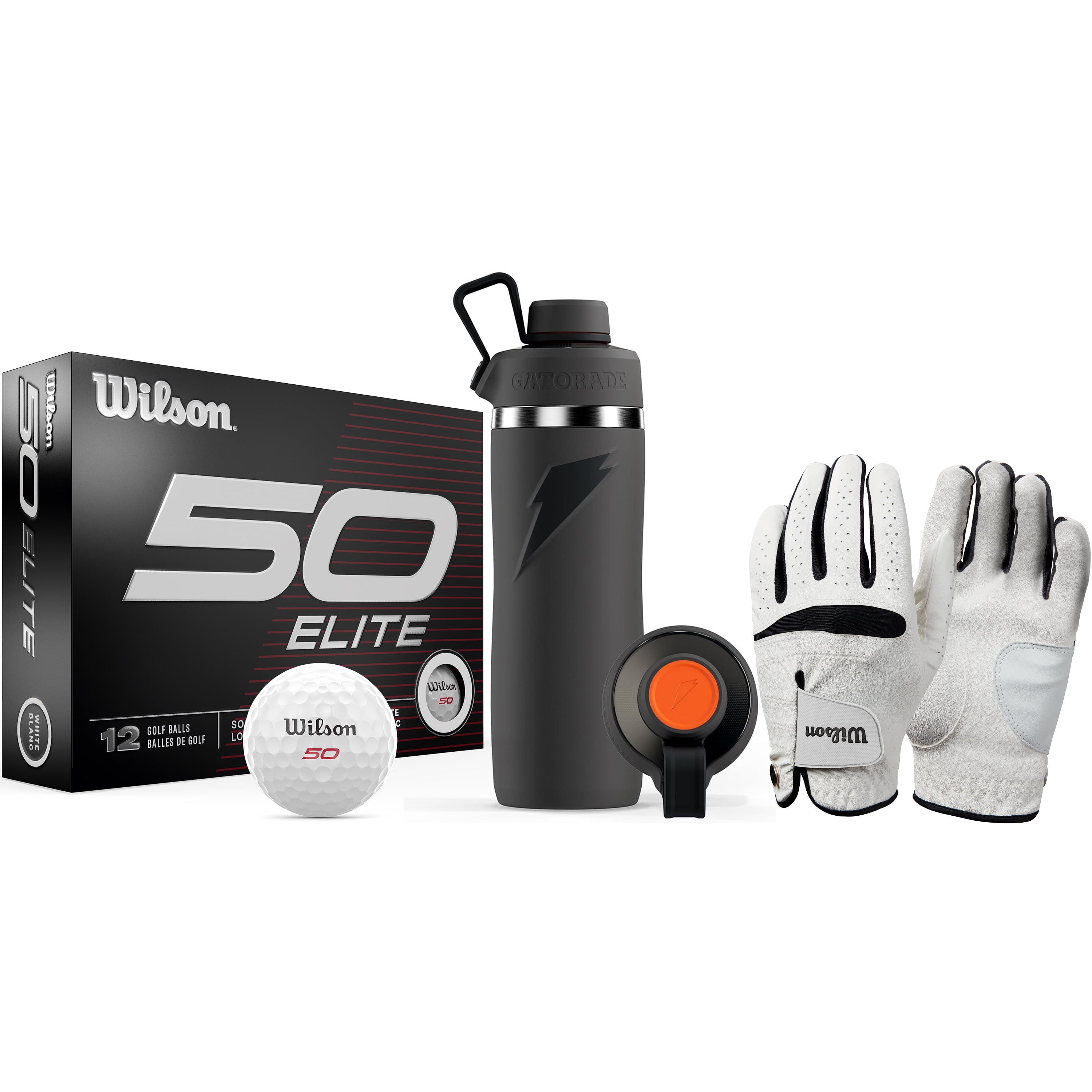 Wilson x Gatorade Golf Essentials Kit - Includes Wilson Fifty Elite ...