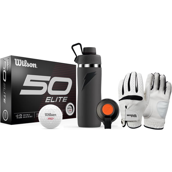 Wilson x Gatorade Golf Essentials Kit - Includes Wilson Fifty Elite ...