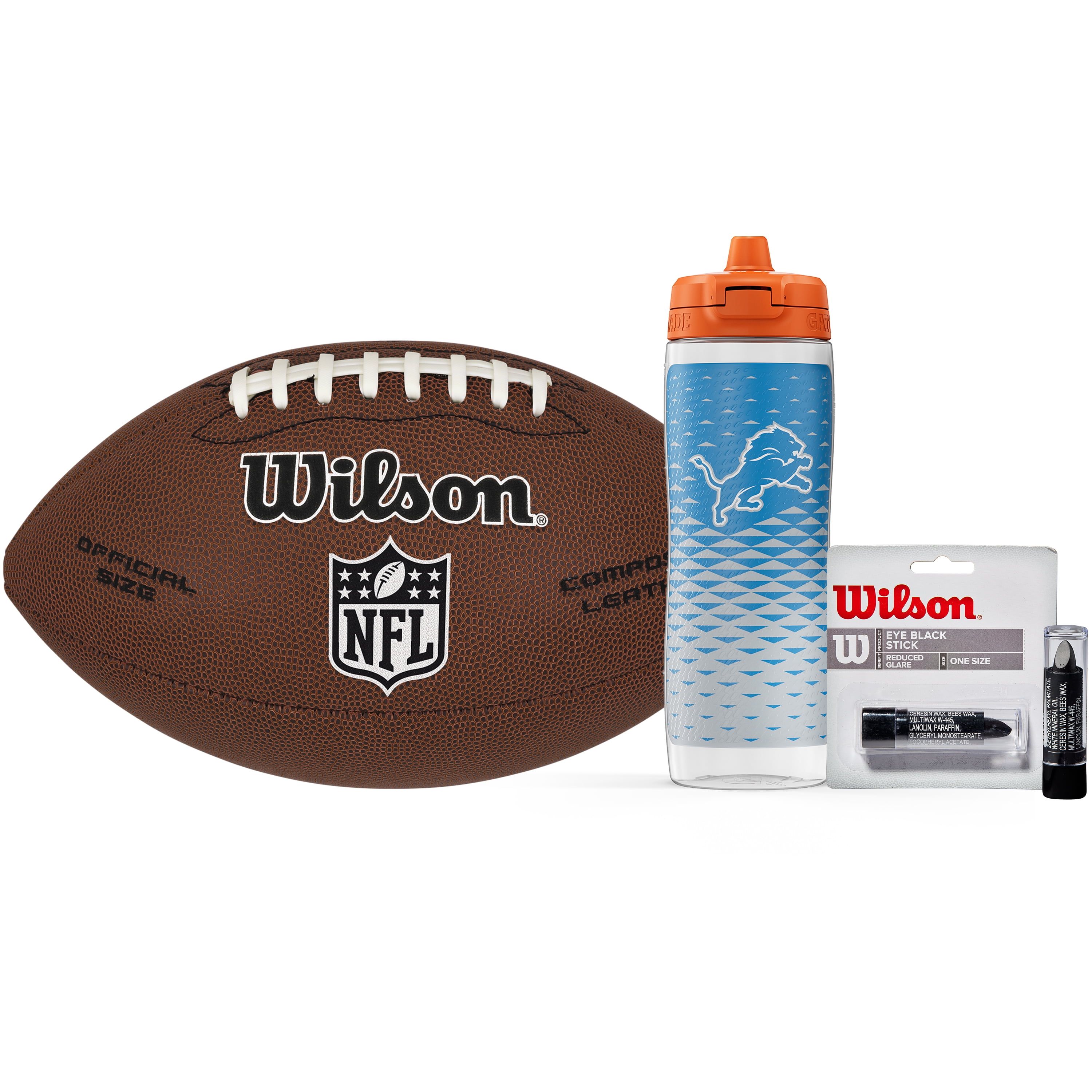Wilson x Gatorade Detroit Lions NFL Fan Kit - Includes Wilson NFL ...