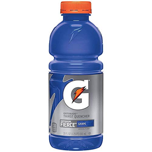 Gatorarde Original Thirst Quencher, Fierce Grape, 20 oz, Pack of 24 ...