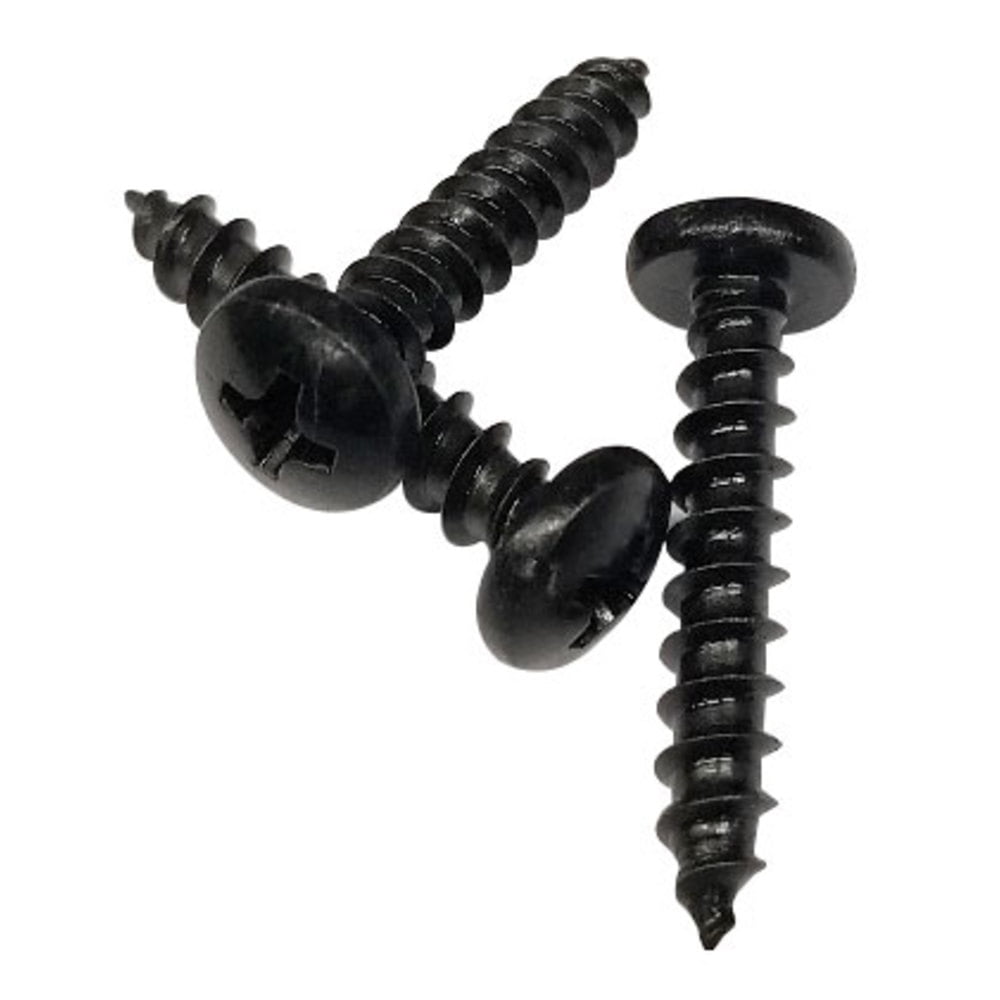 Gatorbak WHK-100-B Wood Hardware Kit #10 Stainless Steel Phillips Head Screw - Black, Pack of ...