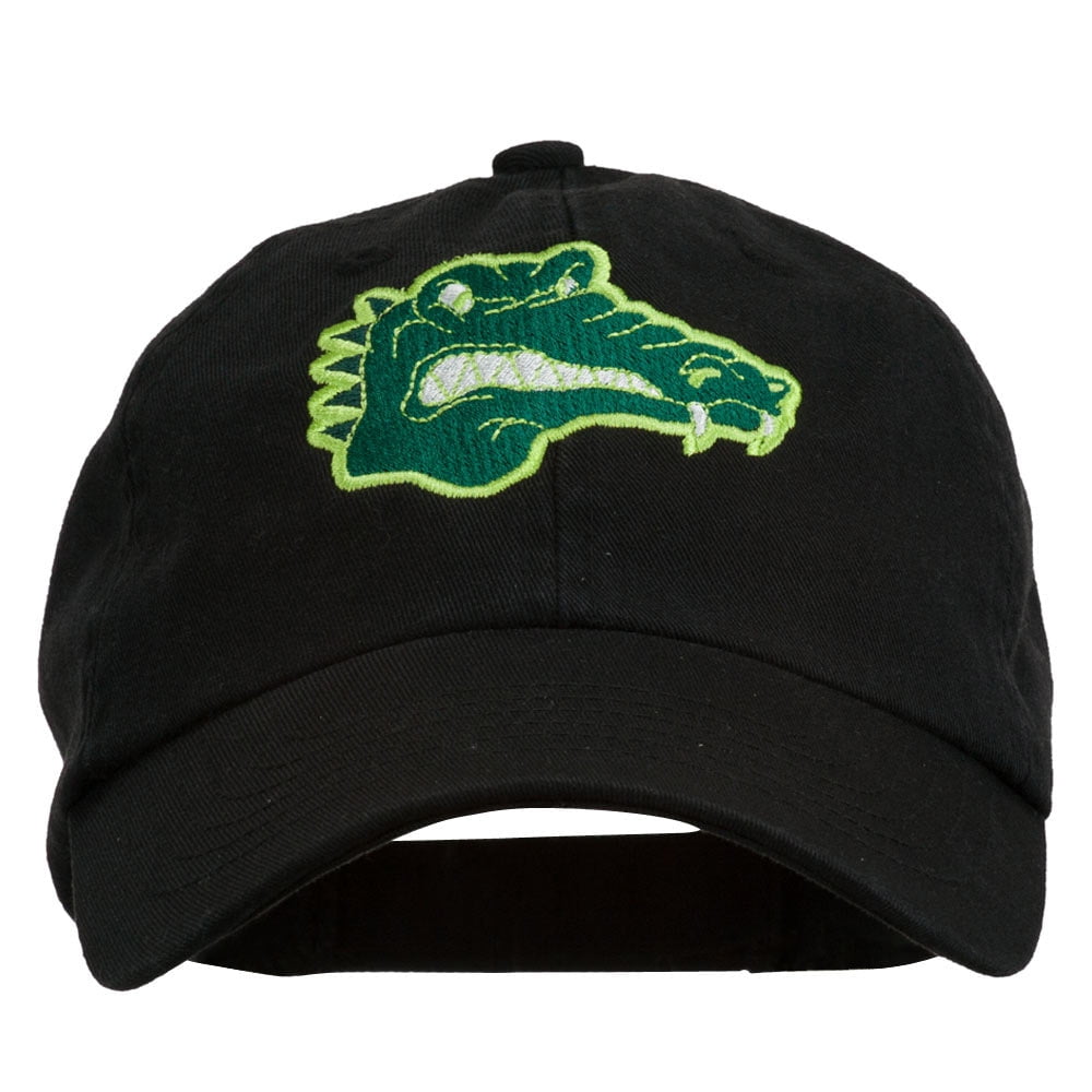 Gators Mascot Embroidered Low Profile Washed Cap - Black OSFM - Walmart.com