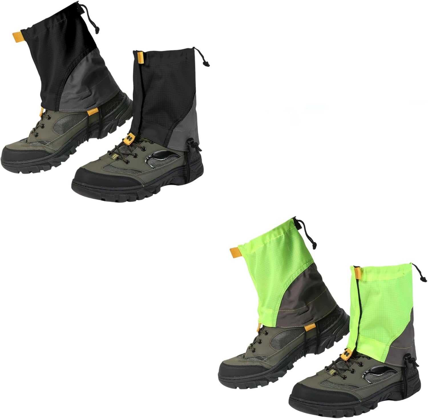Gators for Hiking Boots and Shoes, Lightweight Adjustable Leg Gaiters ...