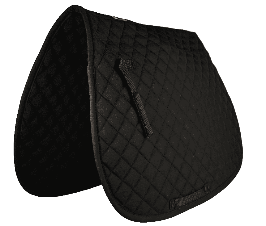 Gatsby Basic All-Purpose Saddle Pad Black 22" - Walmart.com