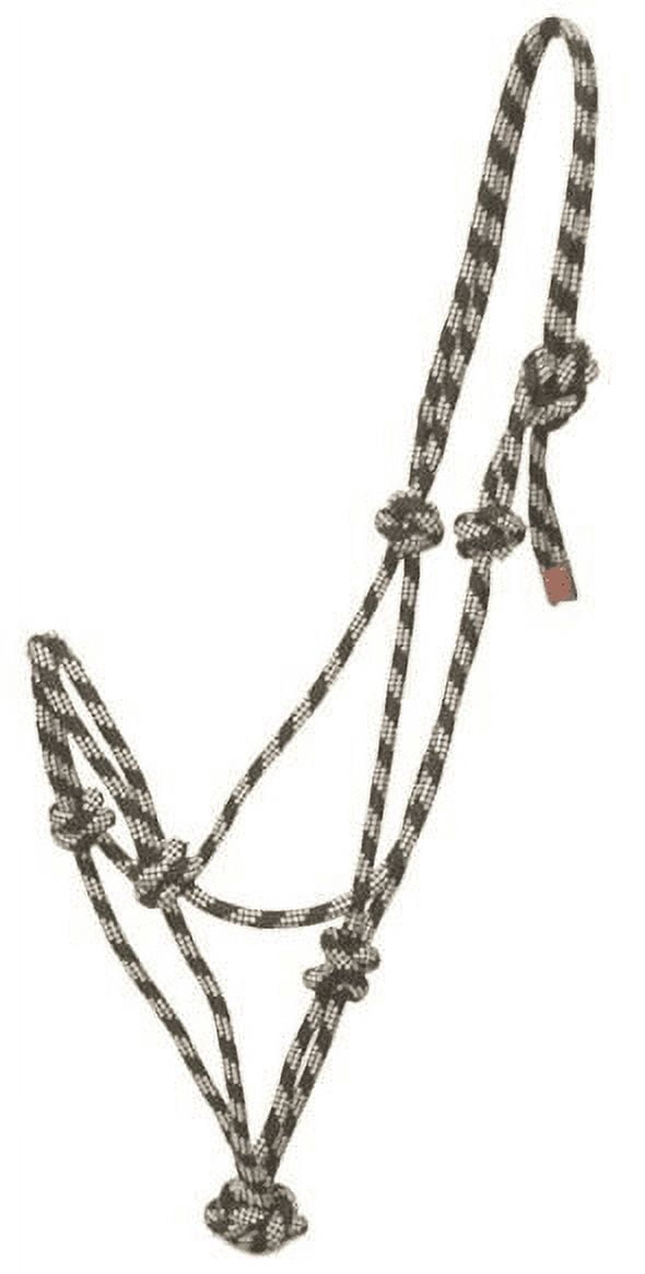 Gatsby Cowboy Rope Halter Horse Black/Beige - Walmart.com