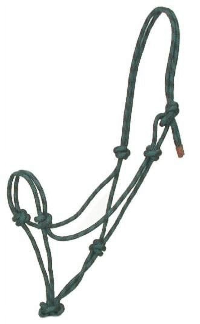 Gatsby Cowboy Rope Halter Horse Hunter/Black - Walmart.com