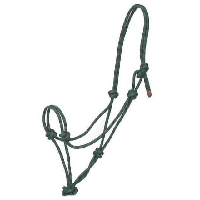 Gatsby Cowboy Rope Halter Horse Hunter/Black - Walmart.com
