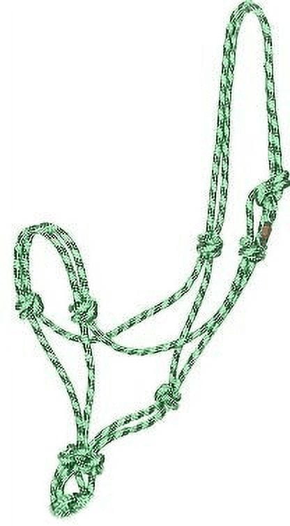 Gatsby Cowboy Rope Halter Horse Lime Green/Black - Walmart.com