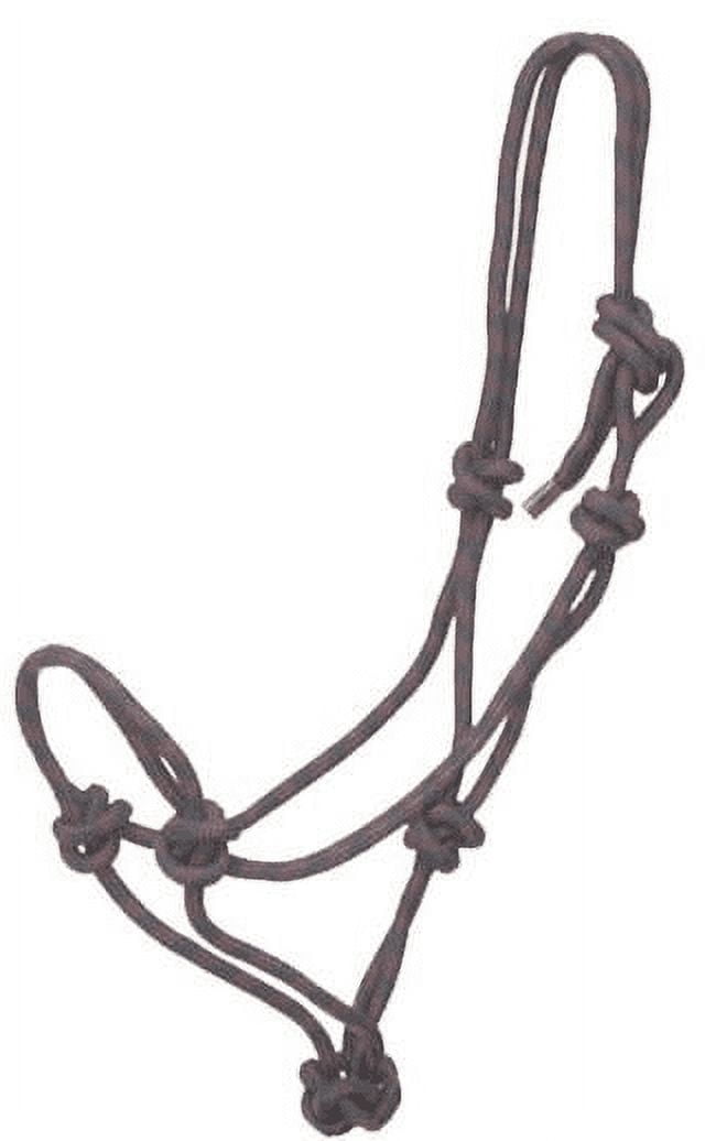 Gatsby Cowboy Rope Halter Horse Navy/Burgundy - Walmart.com