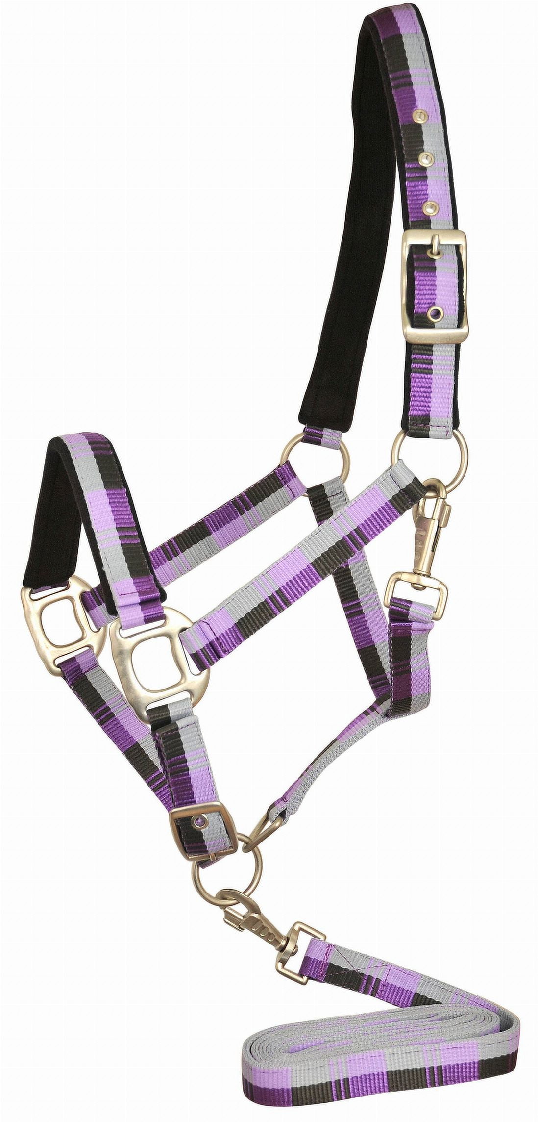 Gatsby Terra Fleece Nylon Halter Cob Lilac/Silver - Walmart.com