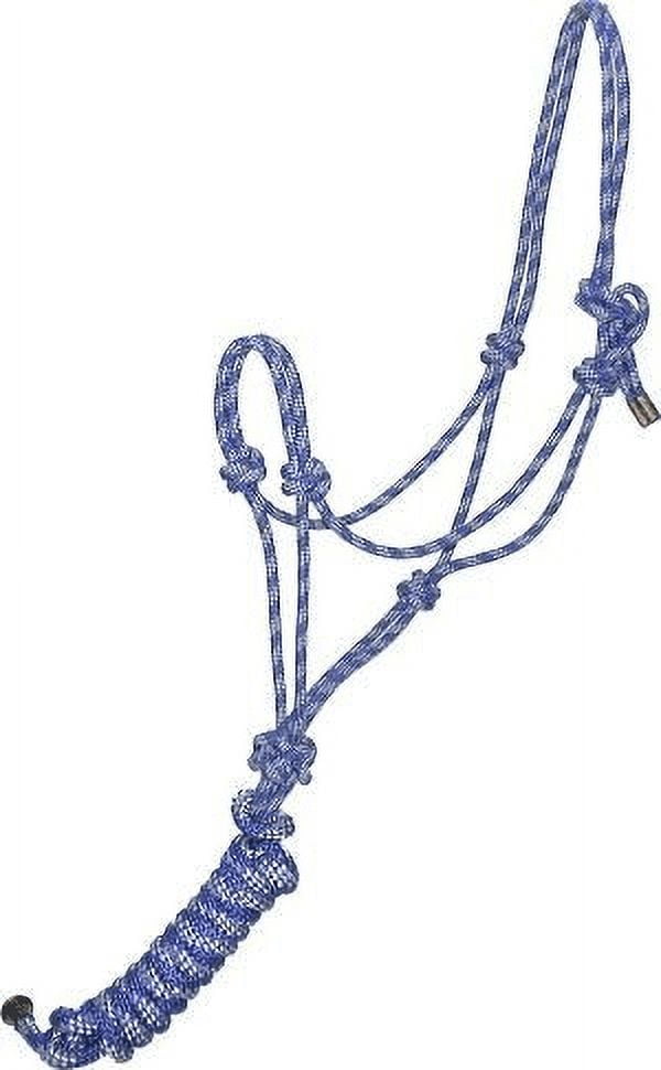 Gatsby Two-Tone Cowboy Halter w/Lead Royal/Gray - Walmart.com