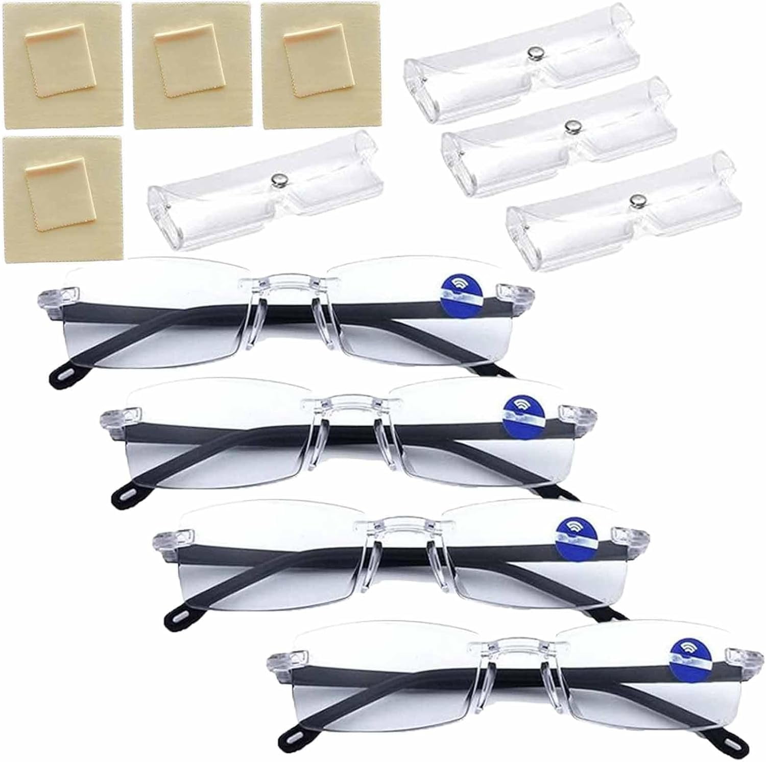 Gatteeey Intelligent Zoom Glasses Smart Anti Blue Light Presbyopia ...