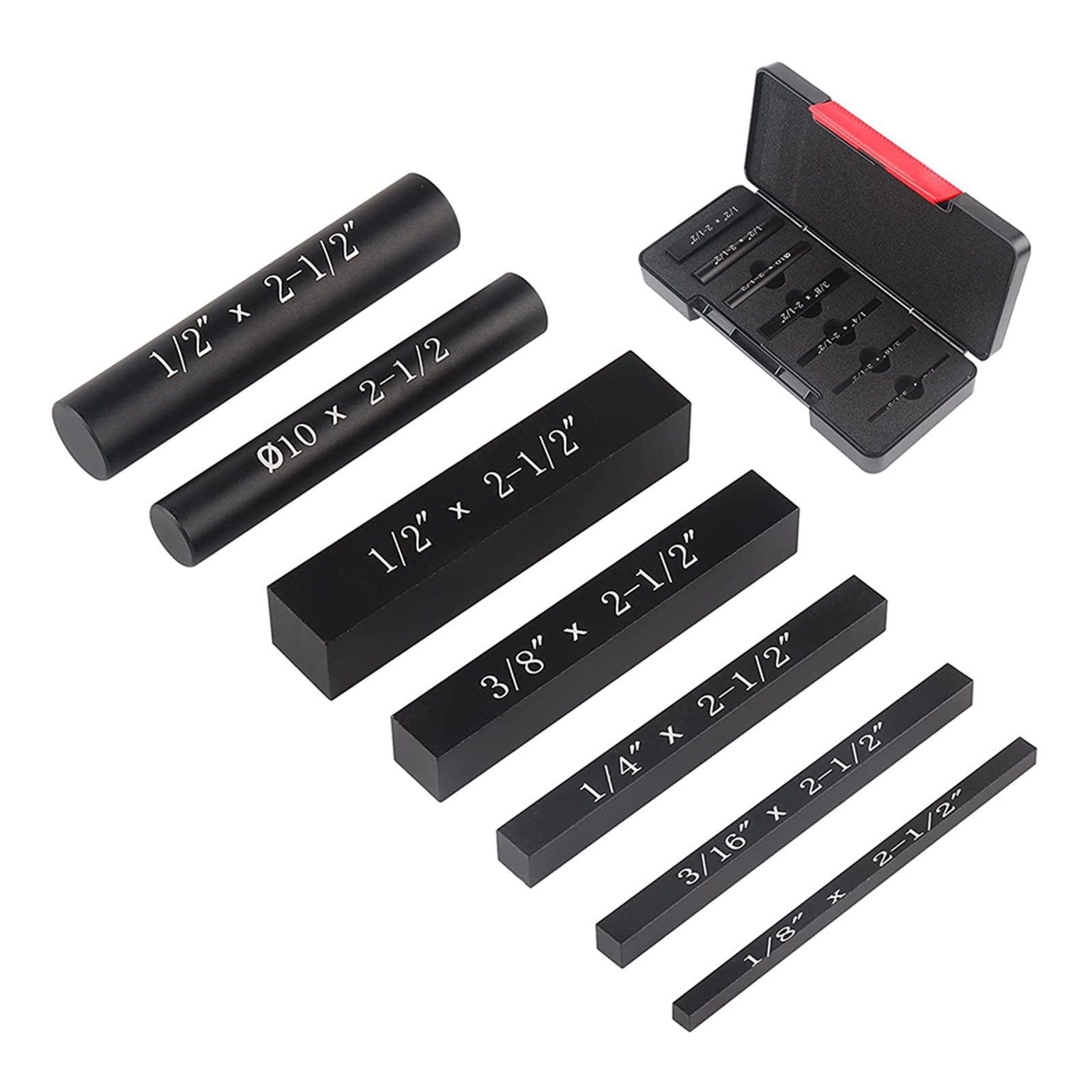 Gauge Block, 7Pcs Setup Blocks Height Gauge Set, Precision Aluminum Setup Bars, Measuring Tool ...