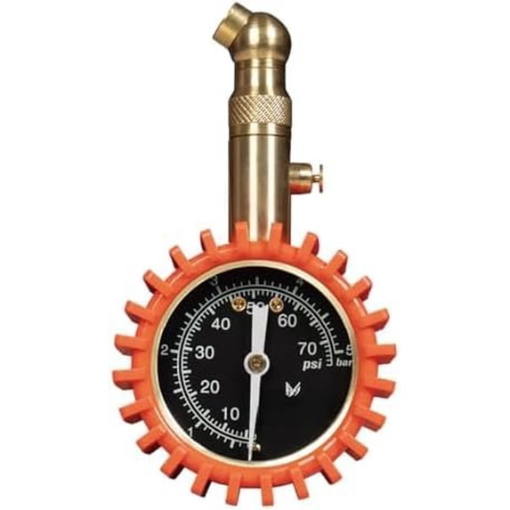 Gauge for 0-75 PSI, Air Gauge with Large Dial, Calibrated to ANSI B40.1 ...