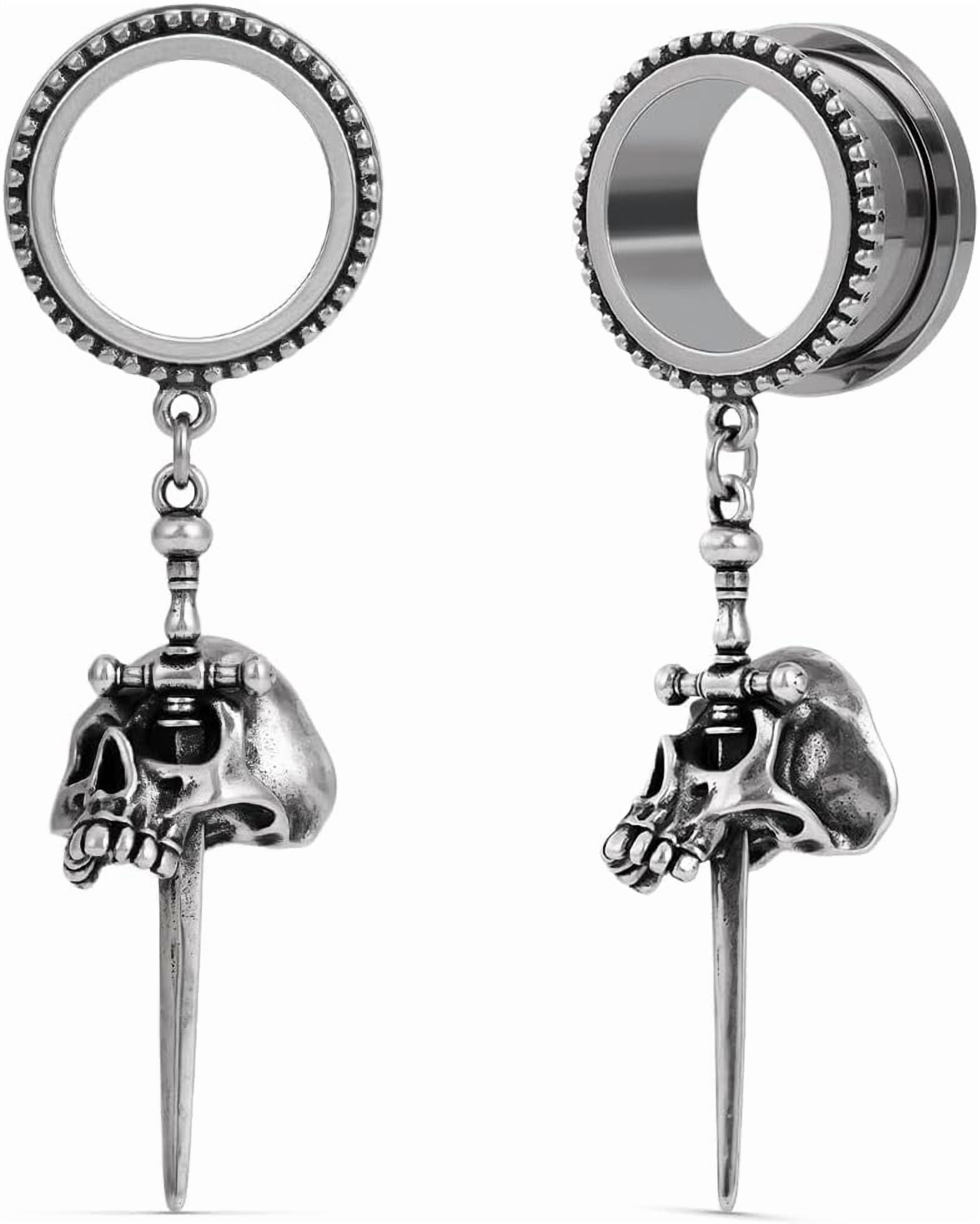 Gauges for Earrings, Dangle Plugs and Tunnels, Screw Back Piercing ...