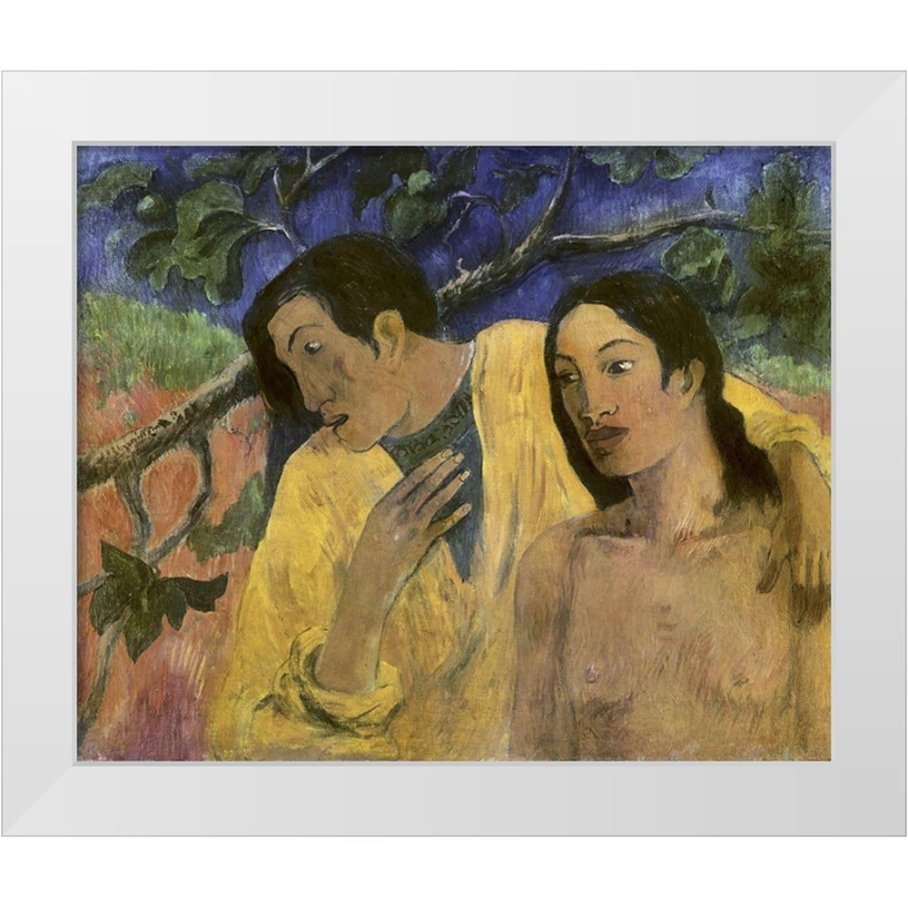 Gauguin, Paul 17x15 White Modern Wood Framed Museum Art Print Titled ...