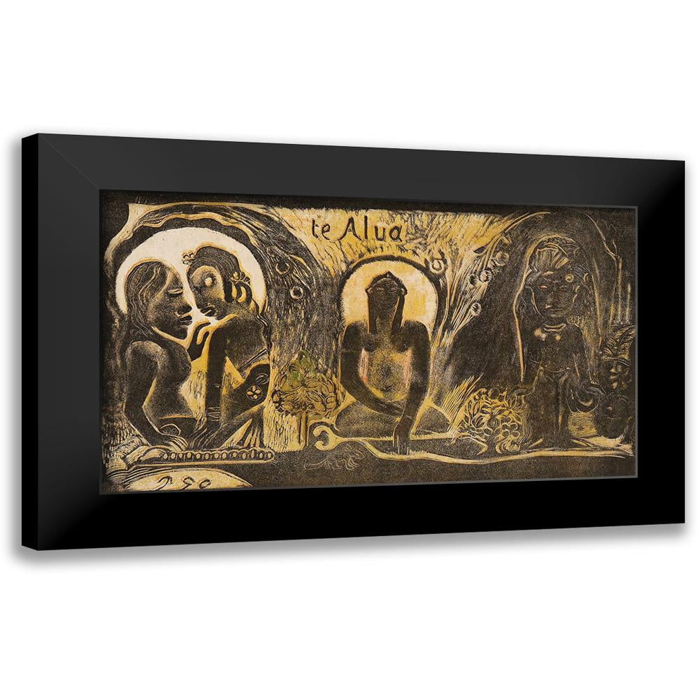 Gauguin, Paul 24x15 Black Modern Framed Museum Art Print Titled - The ...