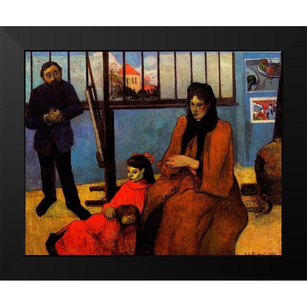 Gauguin, Paul 24x20 Black Modern Framed Museum Art Print Titled - The ...
