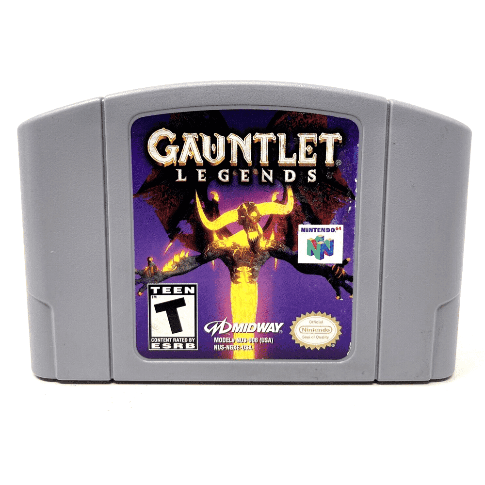 Gauntlet Legends Games Cartridge Card for N64 US Version - Walmart.com
