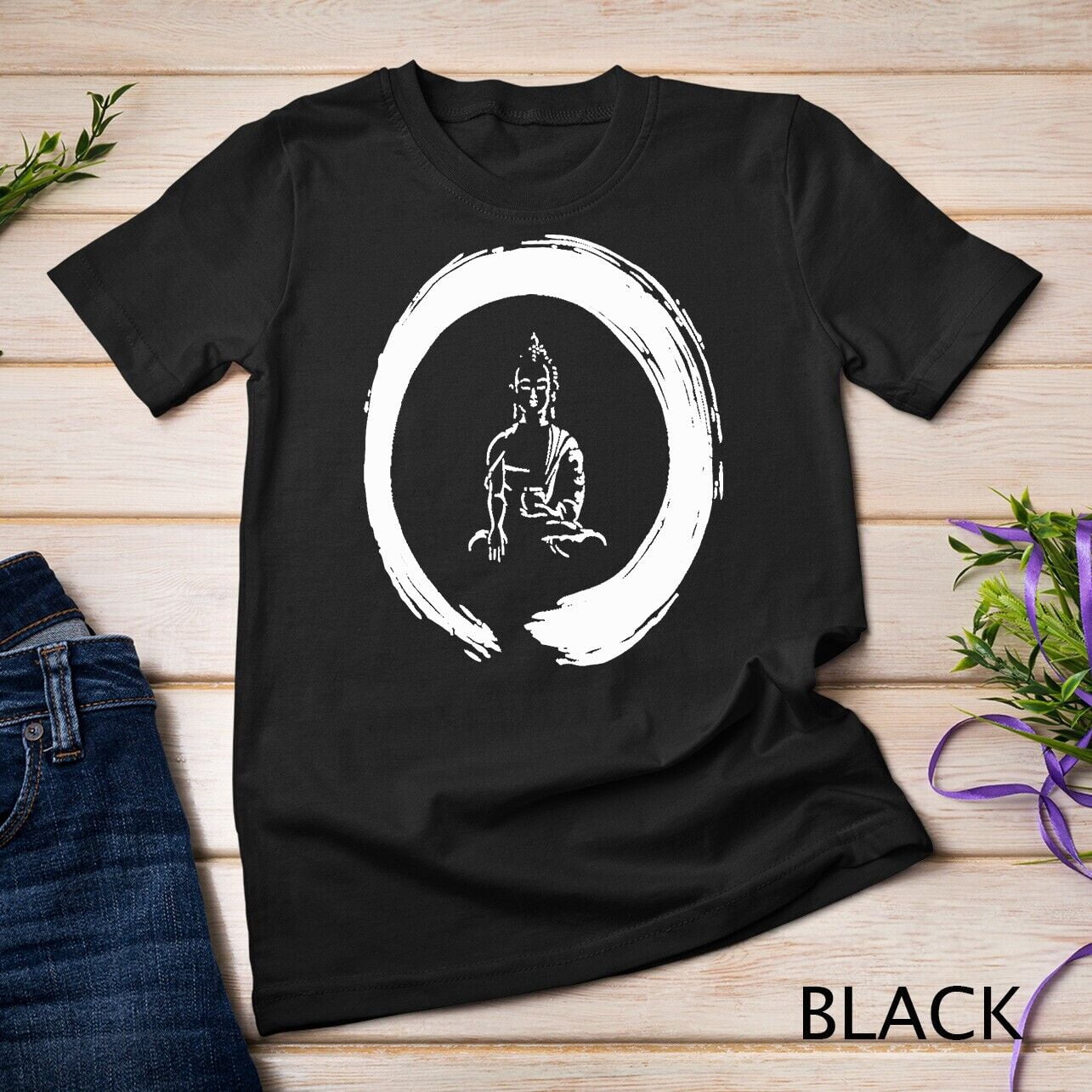 Gautama Buddha T-Shirt Buddhist Zen Buddhism Meditation Tee Unisex T ...