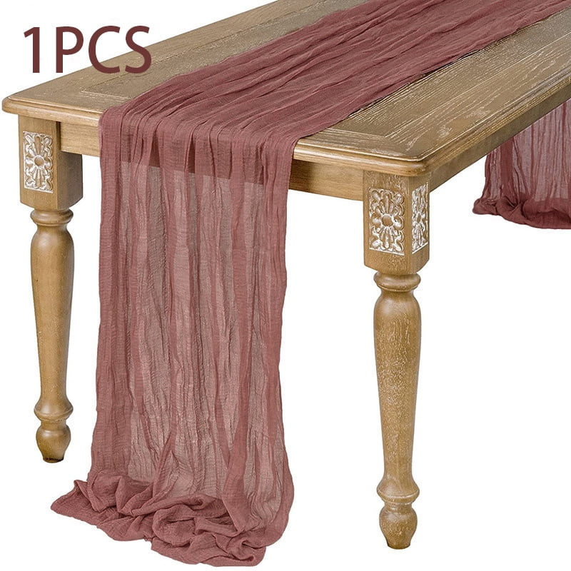 Gauze Cheese Cloth Table Runner Rustic Wedding Bridal Baby Shower ...