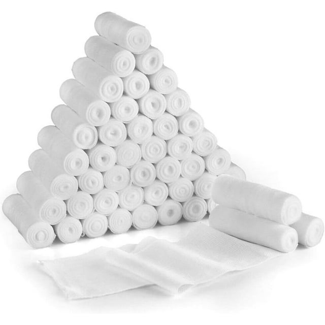 Gauze Rolls - Confirming Stretch Bandage Rolls 4.1 Yard per Roll ...