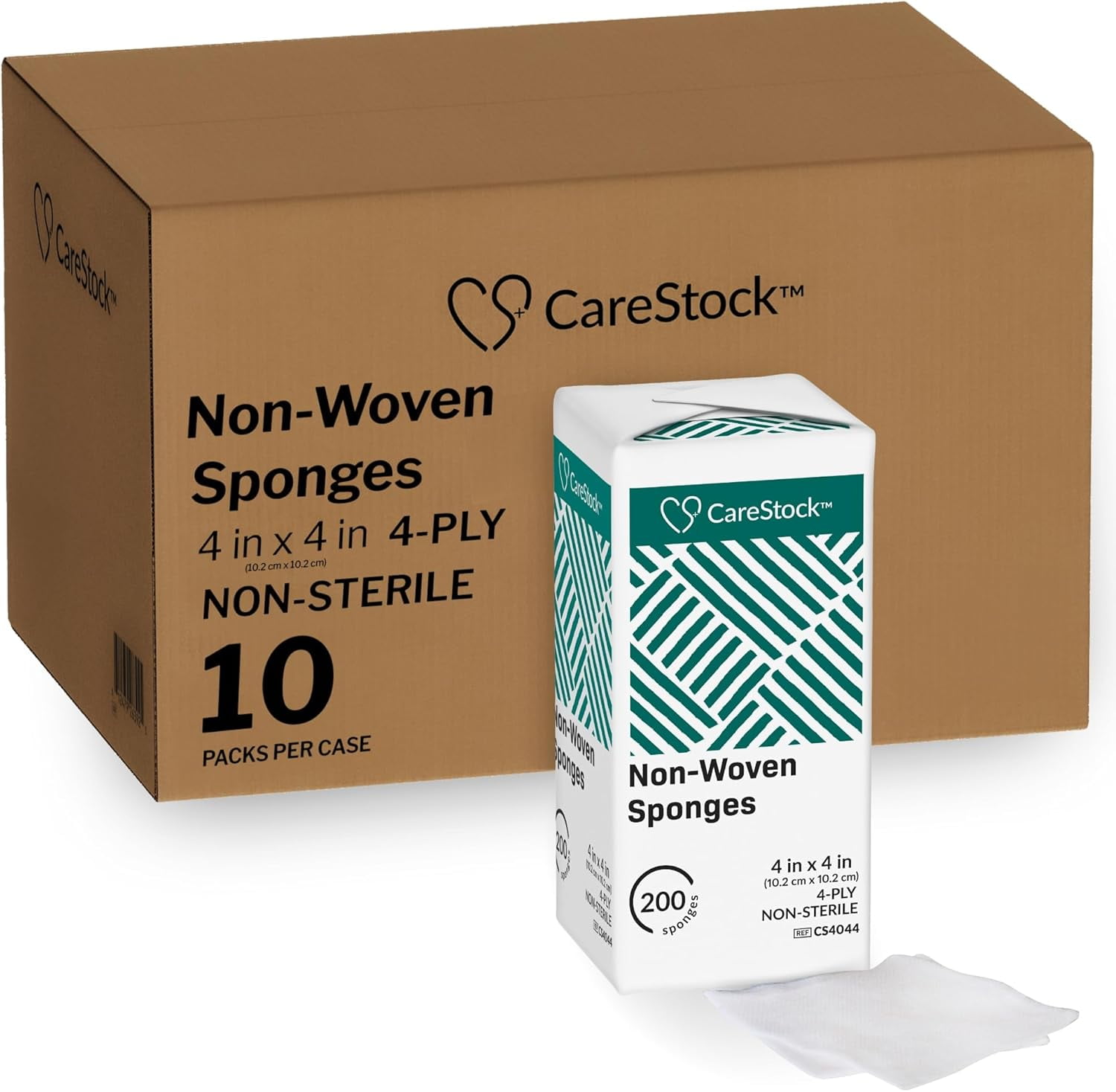 Gauze Sponge 4x4 [2000 Count] Non-Sterile Gauze Pads, 4-Ply, Medical ...