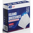Gauze Care Island Dressing Bordered Gauze 6x6", 25 Pcs, Non-Stick Pad ...
