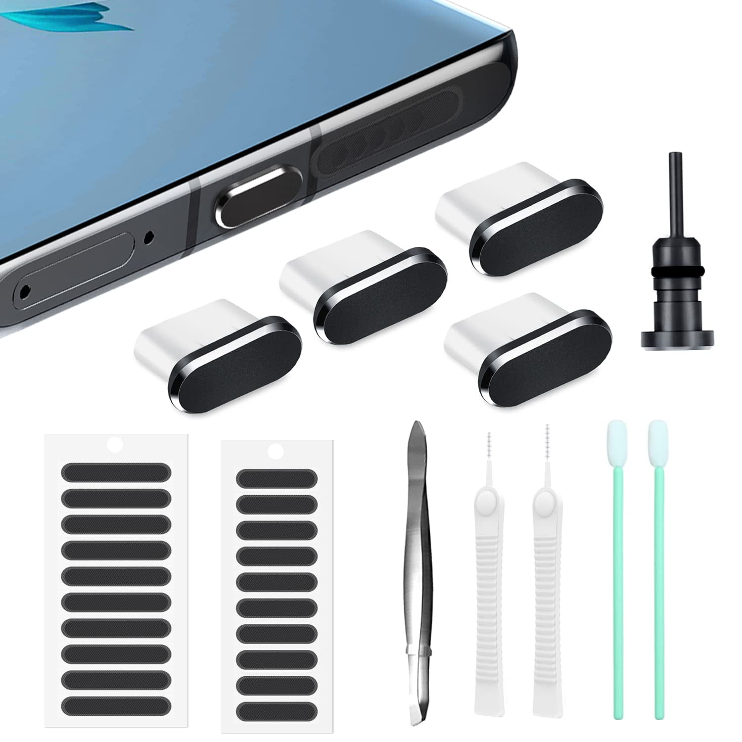 Gavemi USB C Dust Plug Dust Cover for Phone USB Type C Charging Port ...