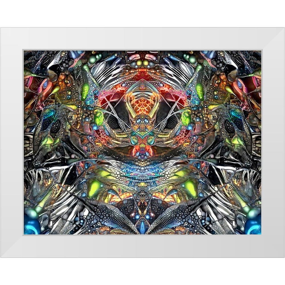 Gavidia, Pedro 24x20 White Modern Wood Framed Museum Art Print Titled ...