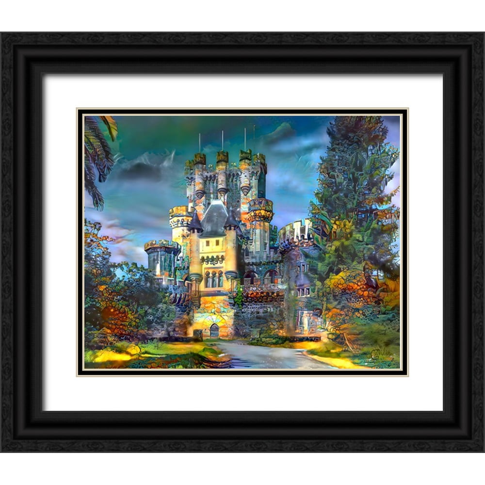 Gavidia, Pedro 31x26 Black Ornate Wood Framed with Double Matting ...