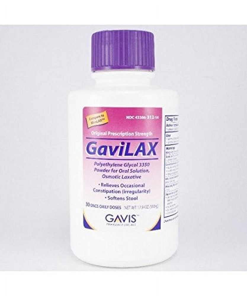 GaviLAX Laxative Medicine, Softens Stool & Relieves Constipation, 17 ...