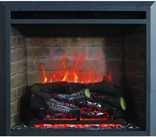 Gavin 23 Inches Electric Fireplace Insert with Log Speaker, Designed ...