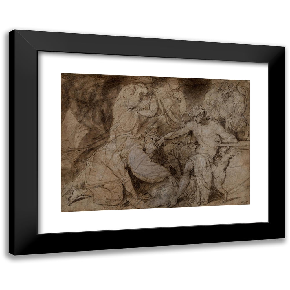 Gavin Hamilton 18x14 Black Modern Framed Museum Art Print Titled ...