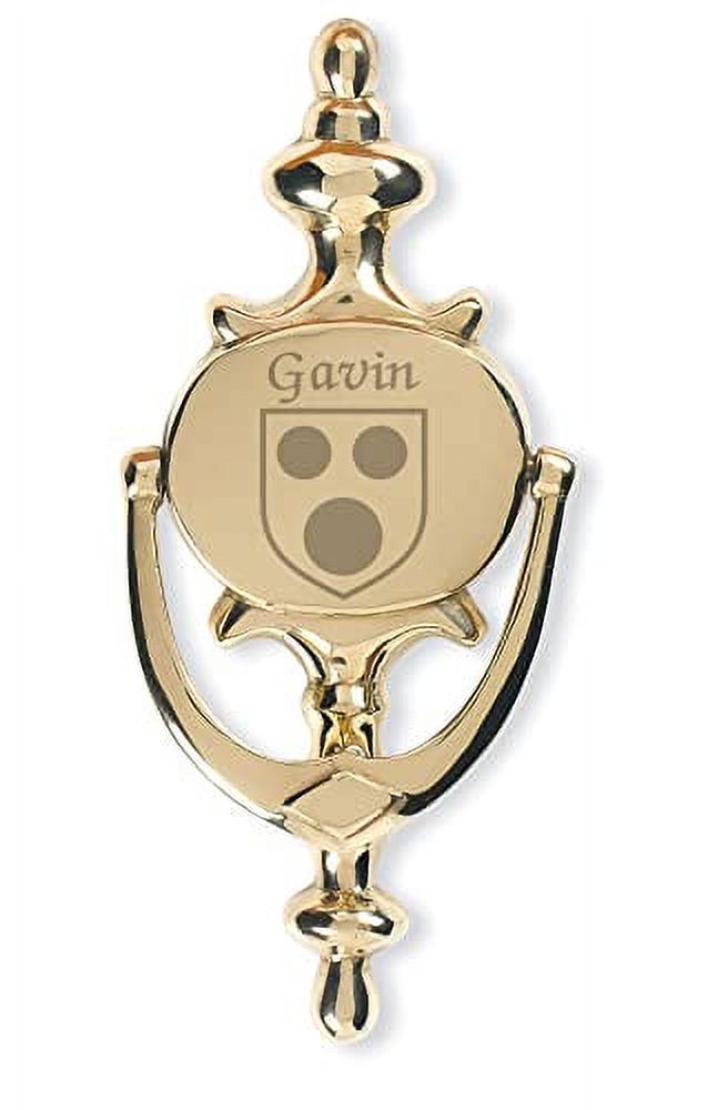Gavin Irish Coat of Arms Brass Door Knocker - Walmart.com