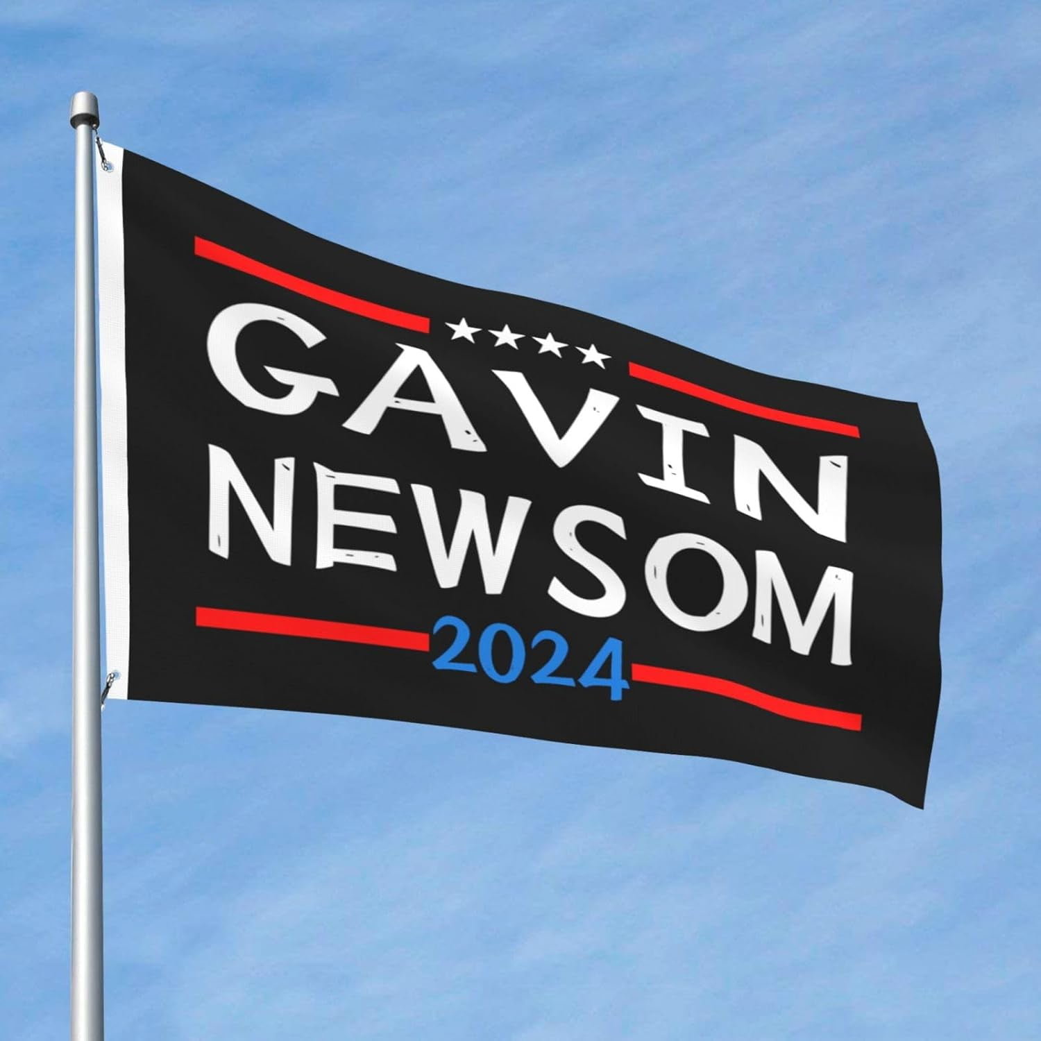 Gavin Newsom 2024 for President Premium 2x3FT Flag - Durable and Vibrant Design for Indoor ...