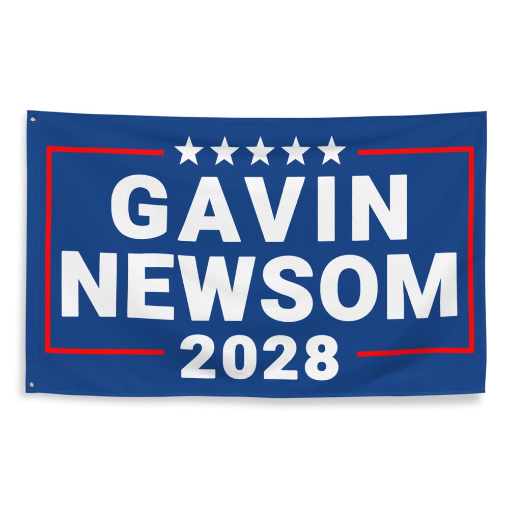 Gavin Newsom For President Flag, Gavin Newsom 2028 Election - Walmart ...