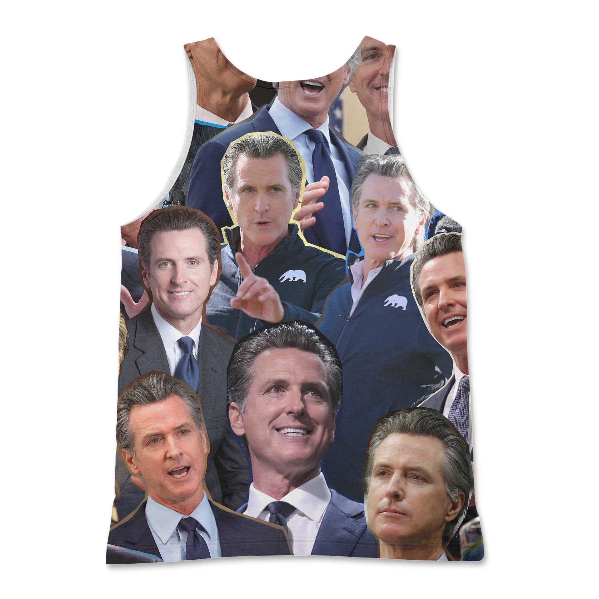 Gavin Newsom Photo Collage Tank Top - Walmart.com